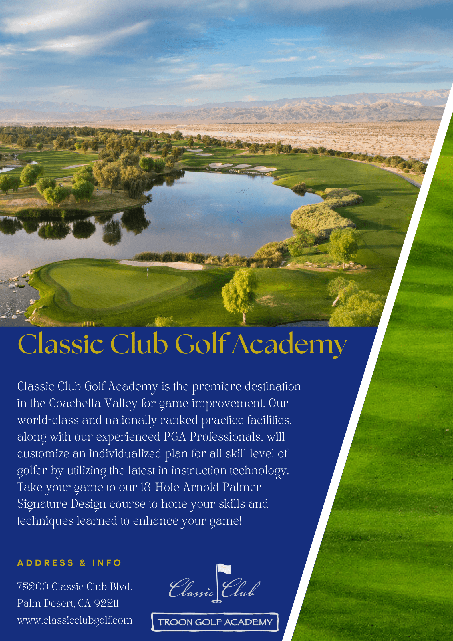 Golf Academy - The Classic Club
